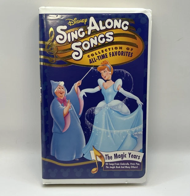 DISNEY SING ALONG Songs: The Magic Years VHS Tape All Time Clamshell ...