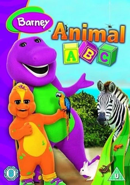 BARNEY ANIMAL ABC DVD Animation Learning for Kids DVD Original UK ...