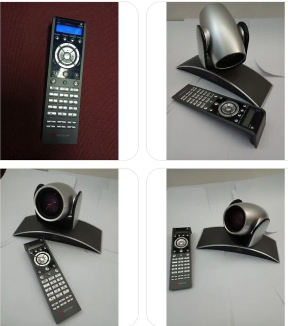 POLYCOM CONFERENCE CAMERA 1624 08283 & Digital Remote Control £24.99 ...