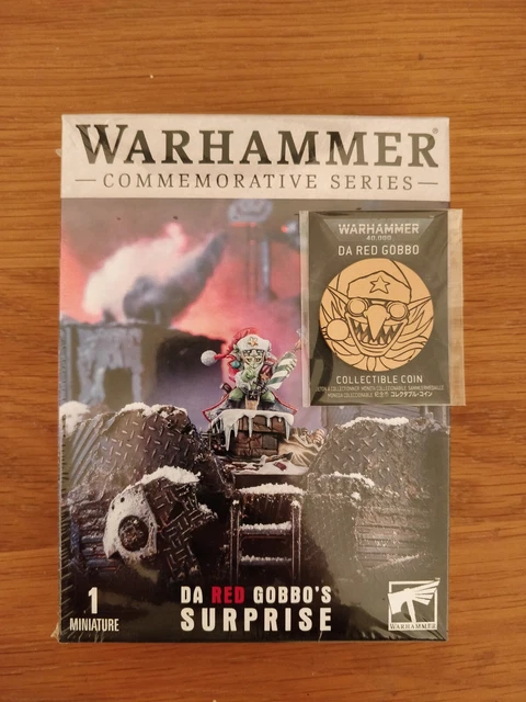 WARHAMMER 40K RED Gobbo model and coin exclusive £30.00 - PicClick UK