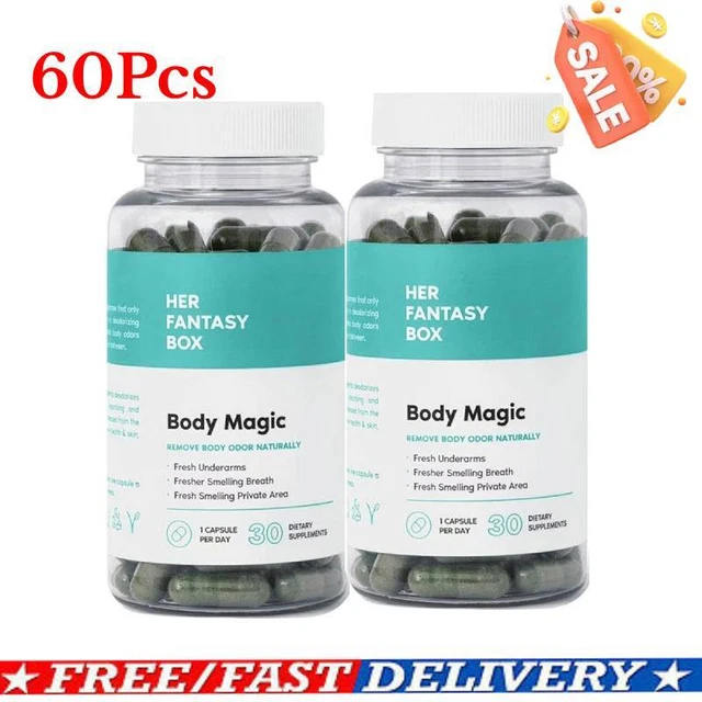 2X HER FANTASY Box Body Magic Chlorophyll Pill For Vaginal,Body Odor ...