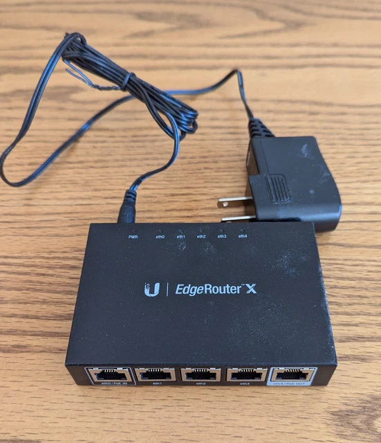UBIQUITI NETWORKS EDGE Router X 5-Port Gigabit Wired Router ER-X $19.99 ...