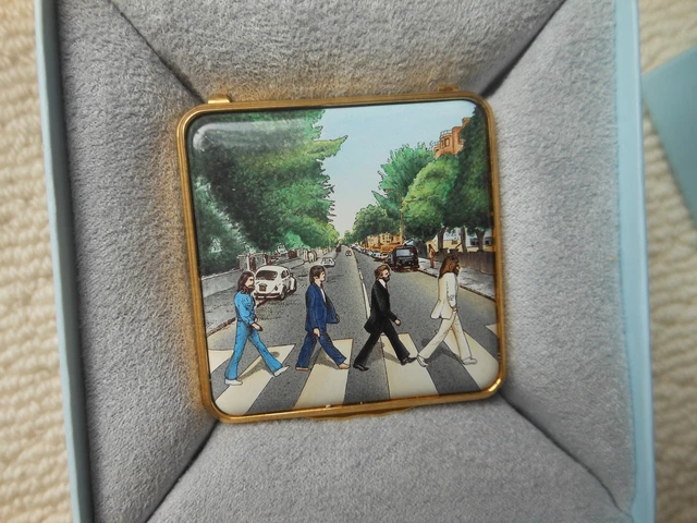 HALCYON DAYS ENAMEL Trinket Box - Very Rare - The Beatles Abbey Road ...