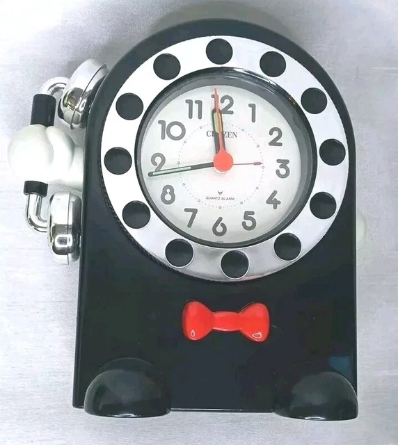 RARE VTG RHYTHM Citizen Japanese Talking Phone Alarm Clock Speaks In ...