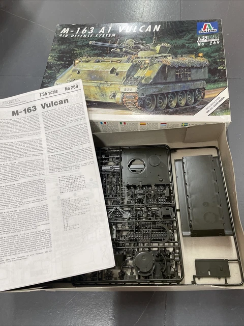 ITALERI 1:35 M-163A1 VULCAN Air Defense System Model Kit #269 UNSTARTED ...
