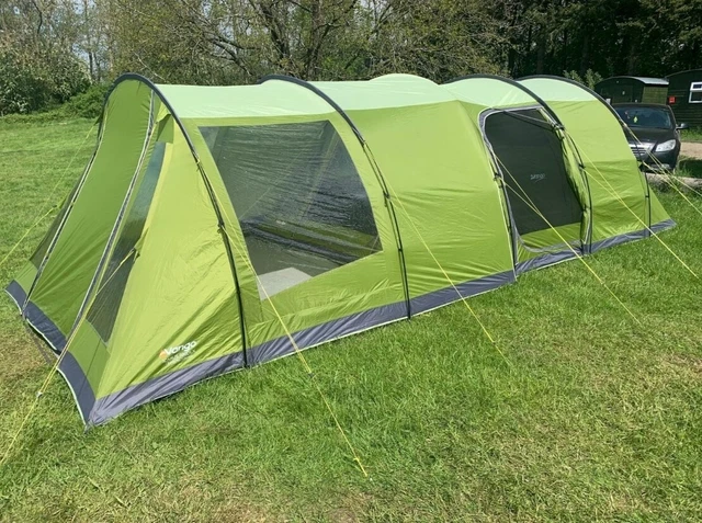 VANGO ICARUS 500 Deluxe + Awning, Carpet & Footprint. 5 person Family ...