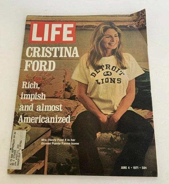 LIFE MAGAZINE JUNE 4th 1971 Christina Ford Hippo Saves Impala from Croc ...