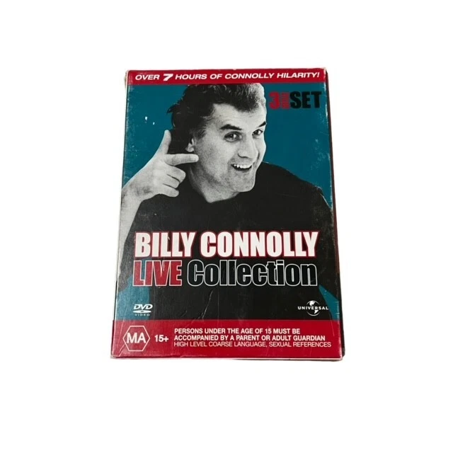 BILLY CONNOLLY LIVE Collection DVD Comedy Stand-up Region 4 3 Disc Set ...