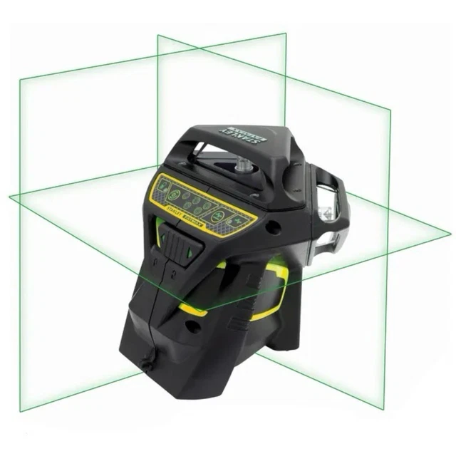 STANLEY FATMAX 3X 360° Multi Line Laser Crossline Laser Green 77356 X3G ...