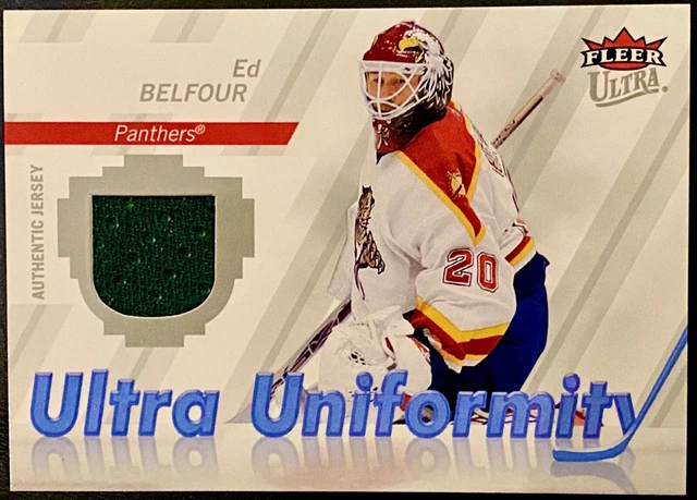 ED BELFOUR 2007-08 Fleer Ultra Uniformity Jersey Card U-EB Florida ...