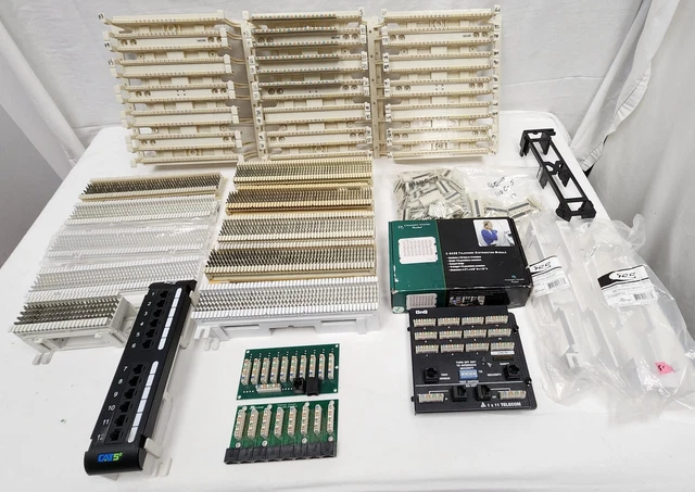 MISC. TELEPHONE BLOCKS, Patch Panel, Distribution Module etc. (Used) $4 ...
