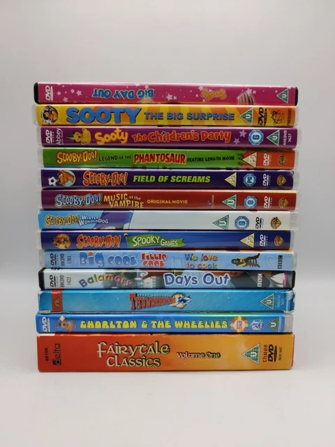 CHILDREN'S DVD BUNDLE Sooty Scooby Doo Big Cook Little Cook Balamory ...