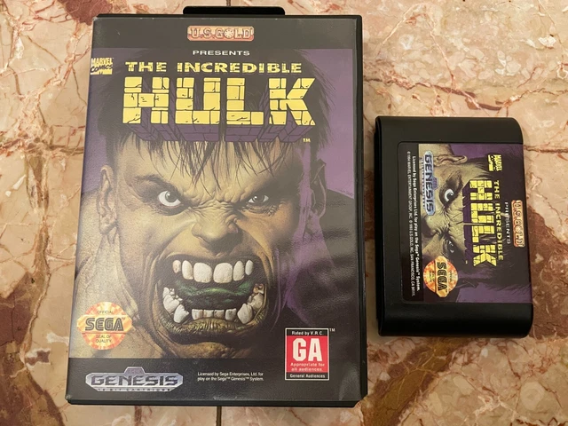 THE INCREDIBLE HULK (Sega Genesis, 1994) In Box TESTED $24.99 - PicClick CA