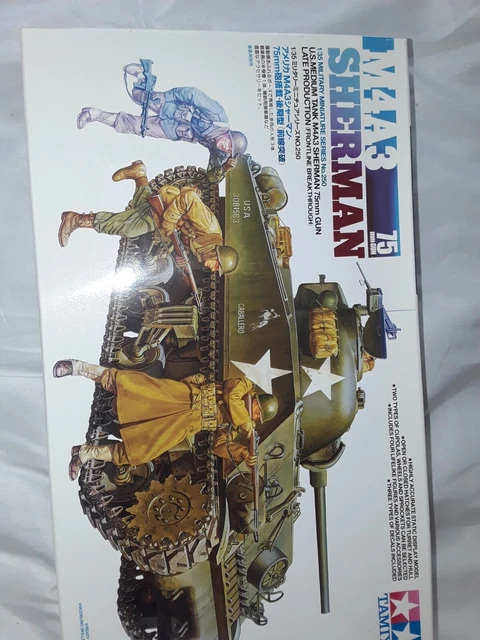 TAMIYA 1/35 SCALE Sherman tank and infantry support £18.00 - PicClick UK TAMIYA 1/35 SCALE Sherman tank and infantry support £18.00 - PicClick UK