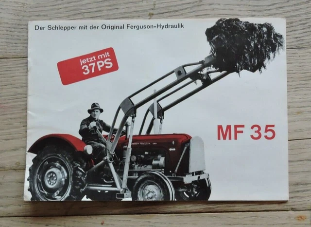 ORIG. PROSPEKT MASSEY Ferguson MF 35 Traktor Schlepper 8Seiten 1964 EUR 5,99 - PicClick DE