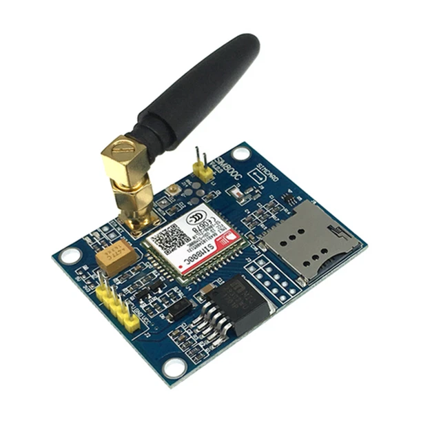 SIM800C DEVELOPMENT BOARD Quad-band GSM GPRS Bluetooth Module w/Antenna ...