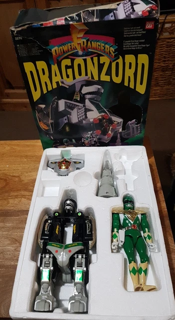 Vintage 1993 Bandai Dragonzord Mighty Morphin Power Rangers Incomplete 4887