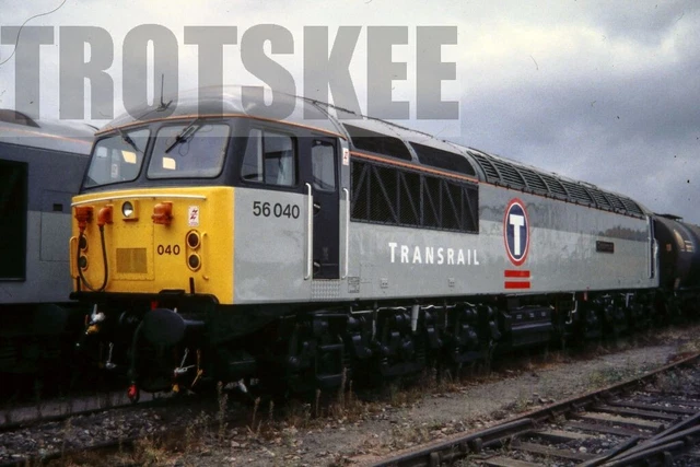 35MM SLIDE BR British Railways Diesel Loco Class 56 56040 1995 Crewe ...