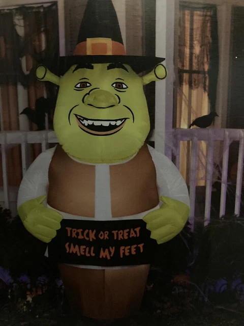 DREAMWORKS SHREK HALLOWEEN Airblown Inflatable Yard Decor 6.5ft £56.51 ...