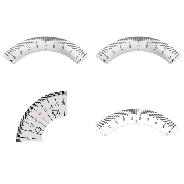 ANGLES PLATE SCALE Ruler 45 Degree Angles Ruler Measuring Gauging Tool ...