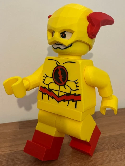 3D PRINTED 500% Scale Lego Inspired The Reverse Flash £21.50 - PicClick UK