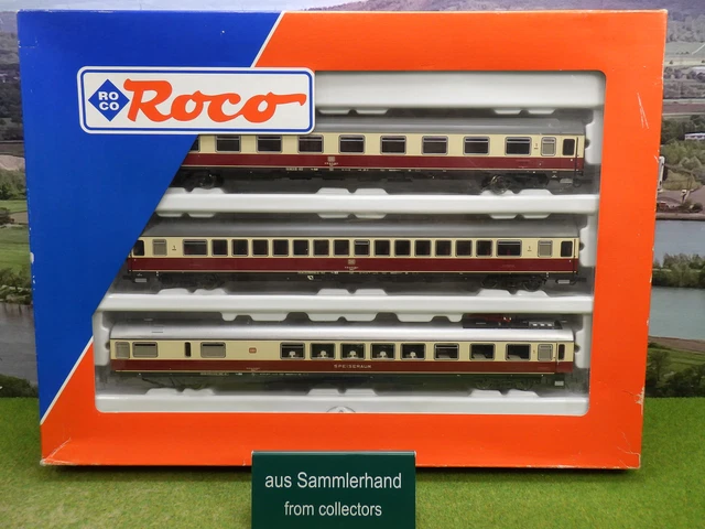 ROCO 44117 H0 TEE- Reisezugwagenset der DB 3 tlg in OVP (GC) M0840 EUR ...