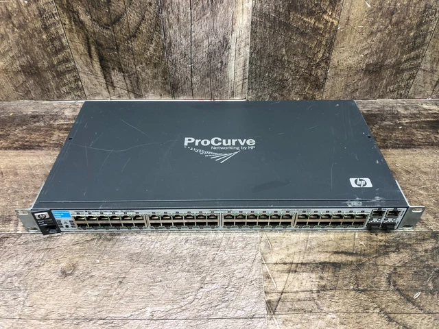 HP PROCURVE 2610-48 J9088A 48 Port Managed Switch *TESTED WORKING* $35. ...