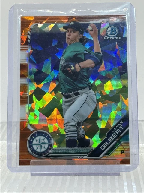 LOGAN GILBERT 2019 Bowman Cromato Draft Zaffiro Arancione/25 Q2045 EUR ...