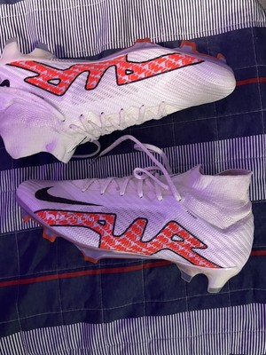 NIKE MENS RARE Zoom Superfly 9 Elite FG DJ4977 101 White Orange Soccer ...