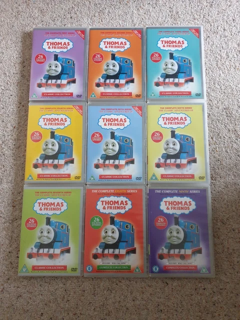 THOMAS THE TANK ENGINE AND & FRIENDS COMPLETE SERIES 1 2 3 4 5 6 7 8 9 DVDs 2004 EUR 111,12 ...