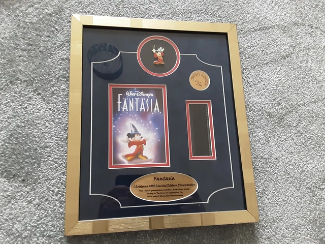 WALT DISNEYS FANTASIA film cells 2003 framed and glazed with Pin £182. ...