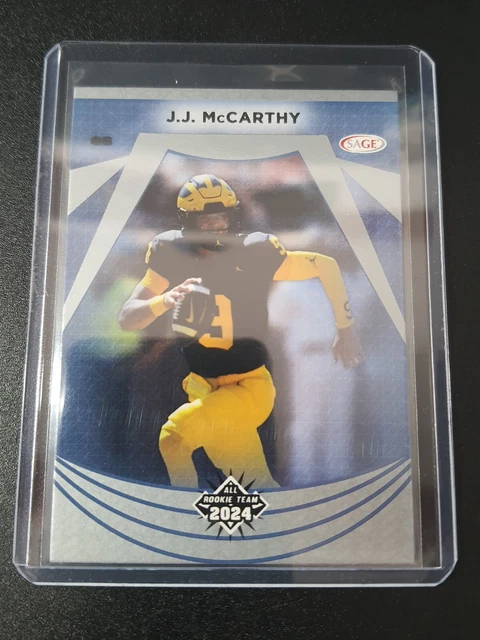 JJ MCCARTHY - Sage 2024 - Minnesota Vikings - All Rookie Team 2024 ...