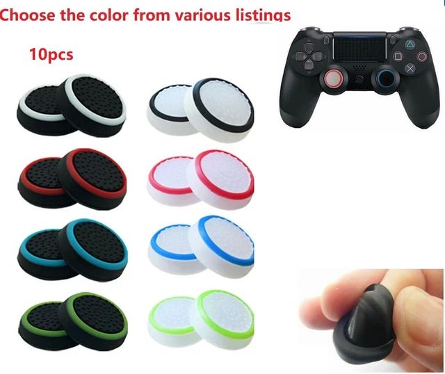 10PCS CAPS GRIPS FOR PS5, PS4, XBOX SERIES S,X PS3, ONE Thumb Stick Cap ...