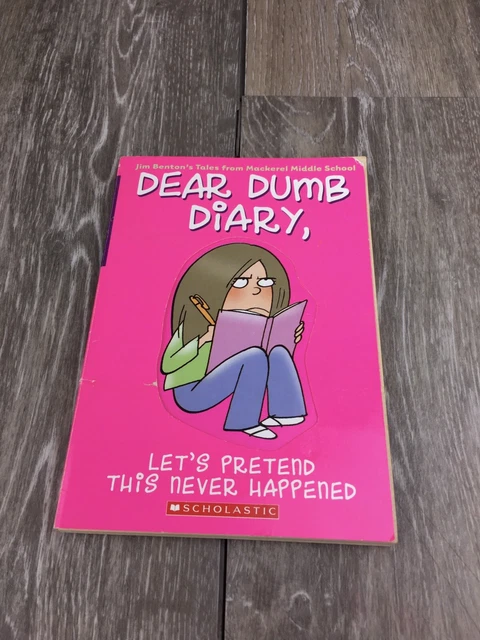 DEAR DUMB DIARY Let's Pretend This Never Happened Jim Benton couverture ...