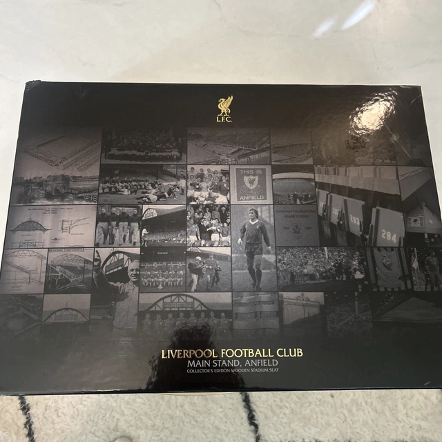 LIVERPOOL FOOTBALL CLUB Main Stand, Anfield, Collectors Wooden Stadium ...