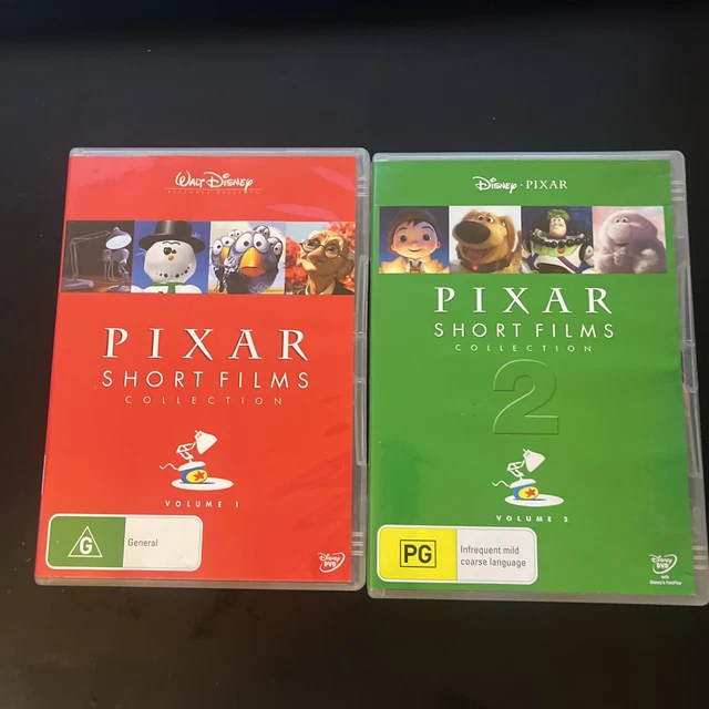 PIXAR SHORT FILMS Collection : Vol 1 & 2 (DVD, 2007, 2-Disc) Region 4 £ ...
