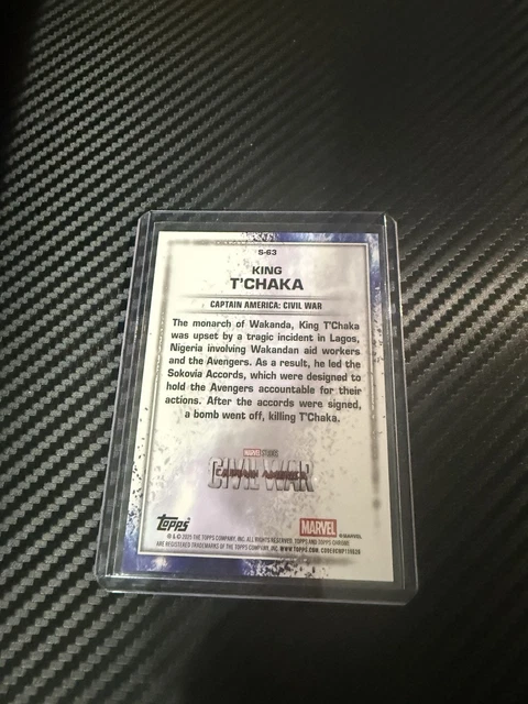 2025 TOPPS CHROME Marvel Studios King Tchaka S-63 Gold /50 £44.59 ...