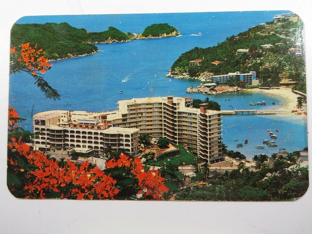 VINTAGE POSTCARD TARJETA Postal Hotel Caleta Acapulco Mexico A5136 1 vintage-postcard-tarjeta-postal-hotel-caleta-acapulco-mexico-a5136-1