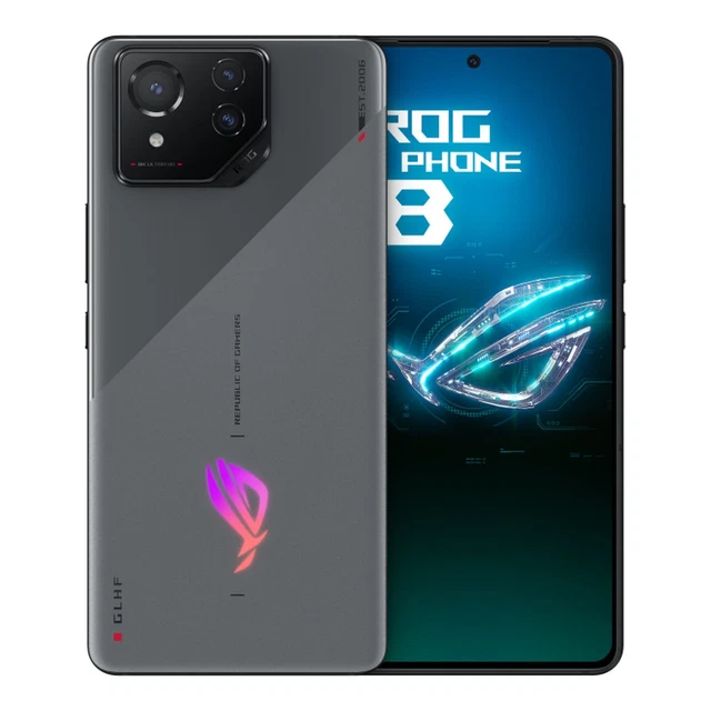ASUS ROG TÉLÉPHONE 8 12/256GB Rebel Gris Android 14.0 pour Smartphone ...
