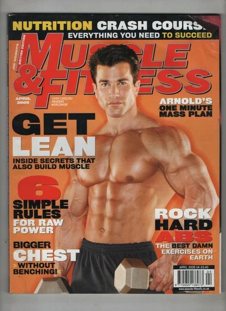 MUSCLE & FITNESS Mag Shawn Ray Bill Dobbins April 2005 052421nonr $20. ...
