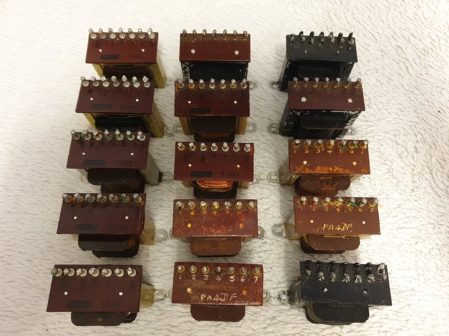 JOB LOT 15 x EVERSHED PA4DF X7224 TRANSFORMER VALVE AMP RADIO SPARES ...