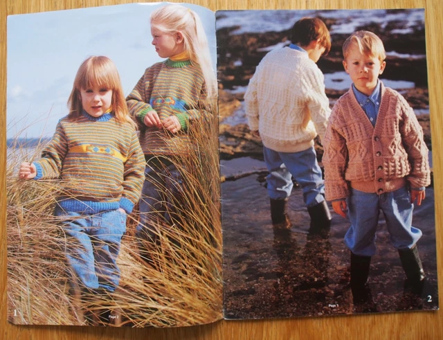 PANDA KNITTING PATTERN Book 527 - KIDS KNITS VOL:2 - 10 Designs in 8Ply ...