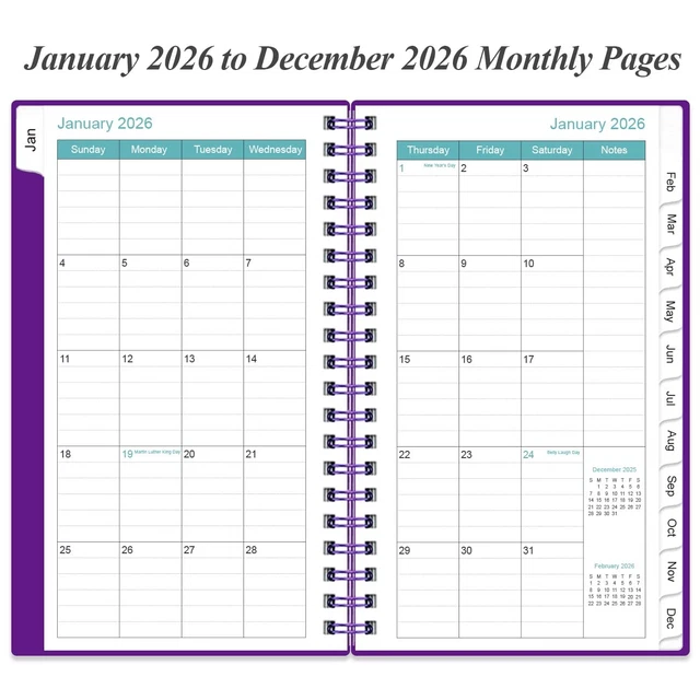 2025-2026 POCKET PLANNER/CALENDAR - 2025-2026 Planner from July 2025 ...