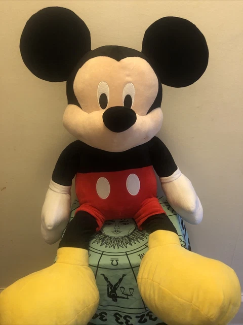 JUMBO DISNEY MICKEY Mouse Plush 36” Life Size Stuffed Animal Toy Doll £ ...