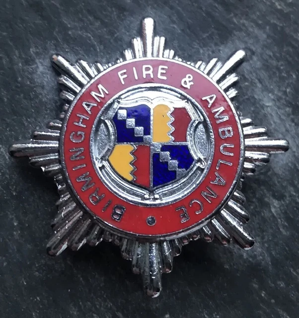 BIRMINGHAM FIRE AND AMBULANCE Cap Badge £9.99 - PicClick UK