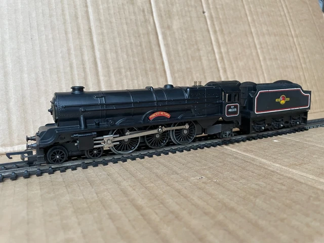 TRI-ANG (HORNBY) BR Black Princess Victoria. 46205. R050 + R030? No box ...