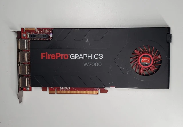 AMD FIREPRO W7000 4Gb GDDR5 Workstation Video Graphics Card 702294-001 ...