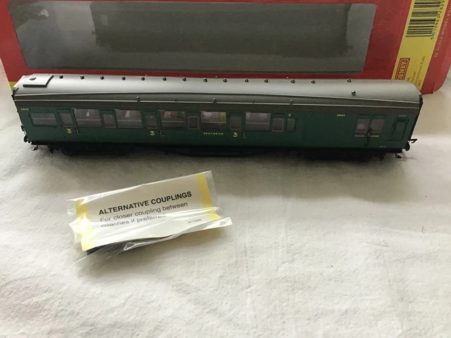 HORNBY R4339B SR Maunsell 6 Compartment Brake Coach 2803 - Boxed £29.99 ...