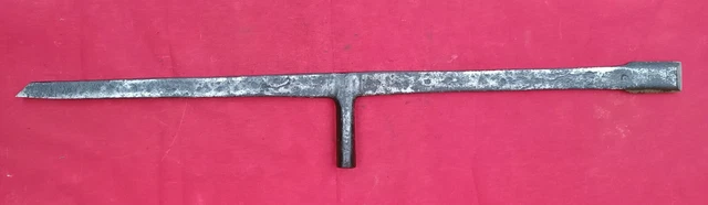 OUTIL ANCIEN BISAIGUË Charpentier Menuisier Compagnon Fer Forgé Art ...