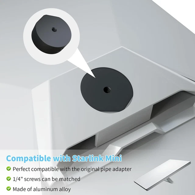 STARLINK MINI POLE Clamp Mount, Universally Adjustable Angle Clamp ...